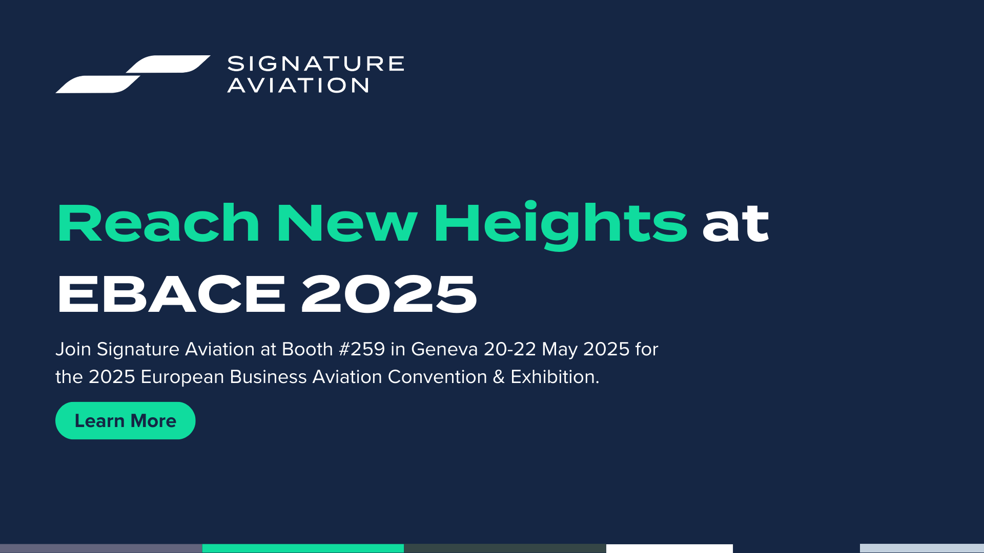 EBACE 2025 | Signature Aviation